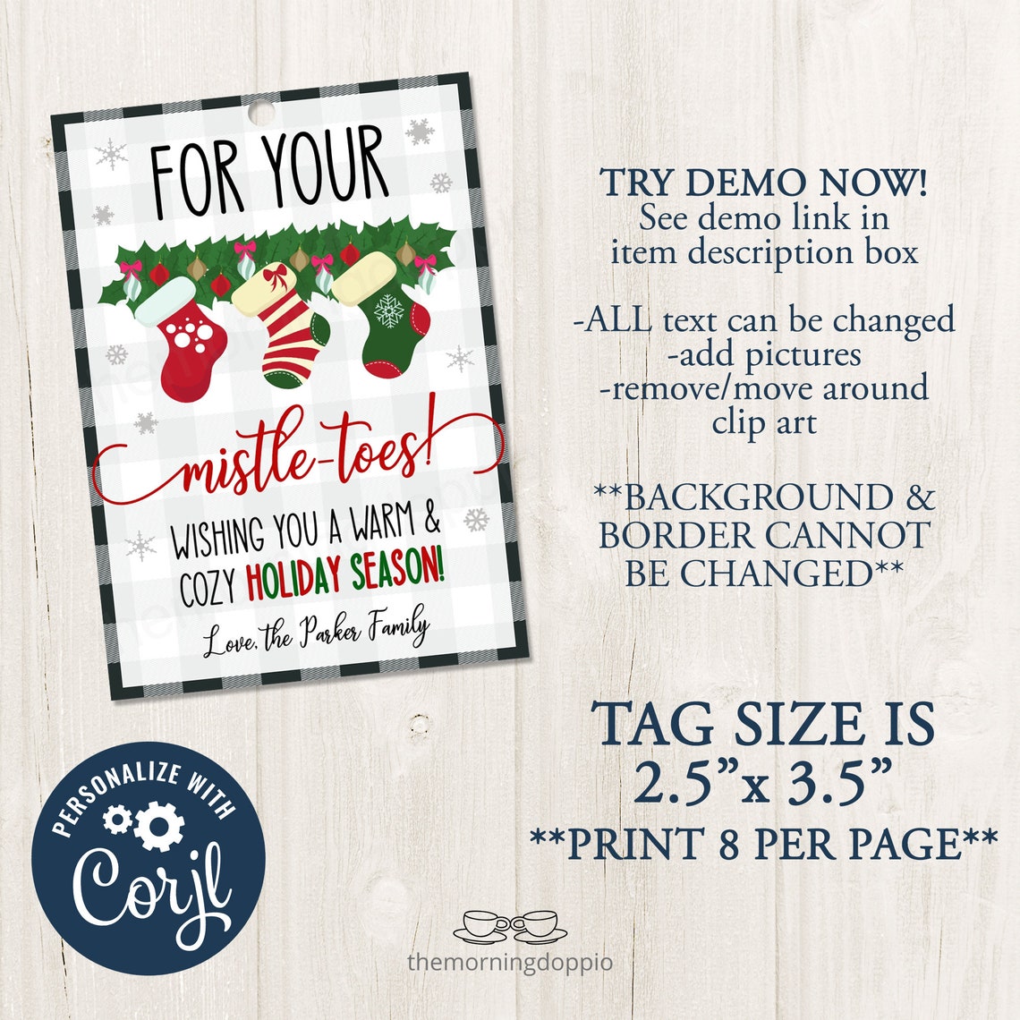 Printable/editable for Your Mistletoes Christmas Holiday Gift - Etsy