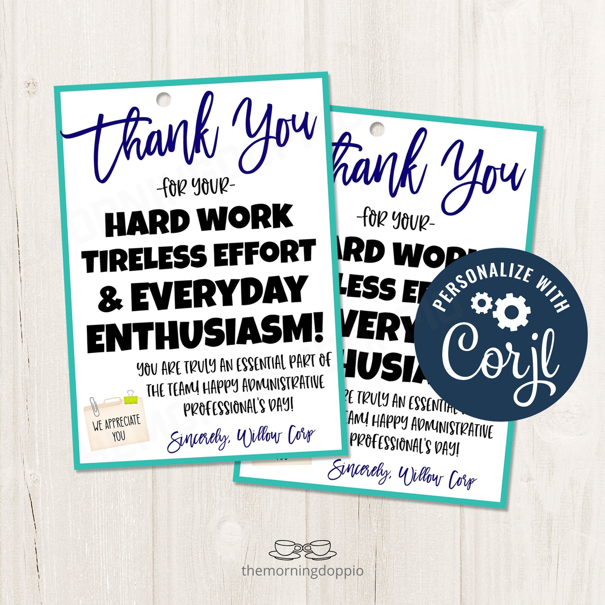 Printable/editable Administrative Professional's Day - Etsy