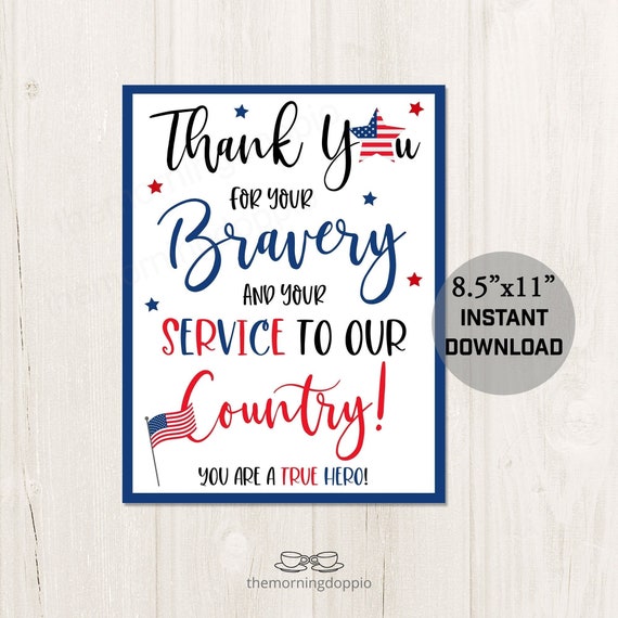 Military Thank You Quotes