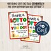 Printable/editable Thanks a Lotto for All You Do Christmas Holiday ...