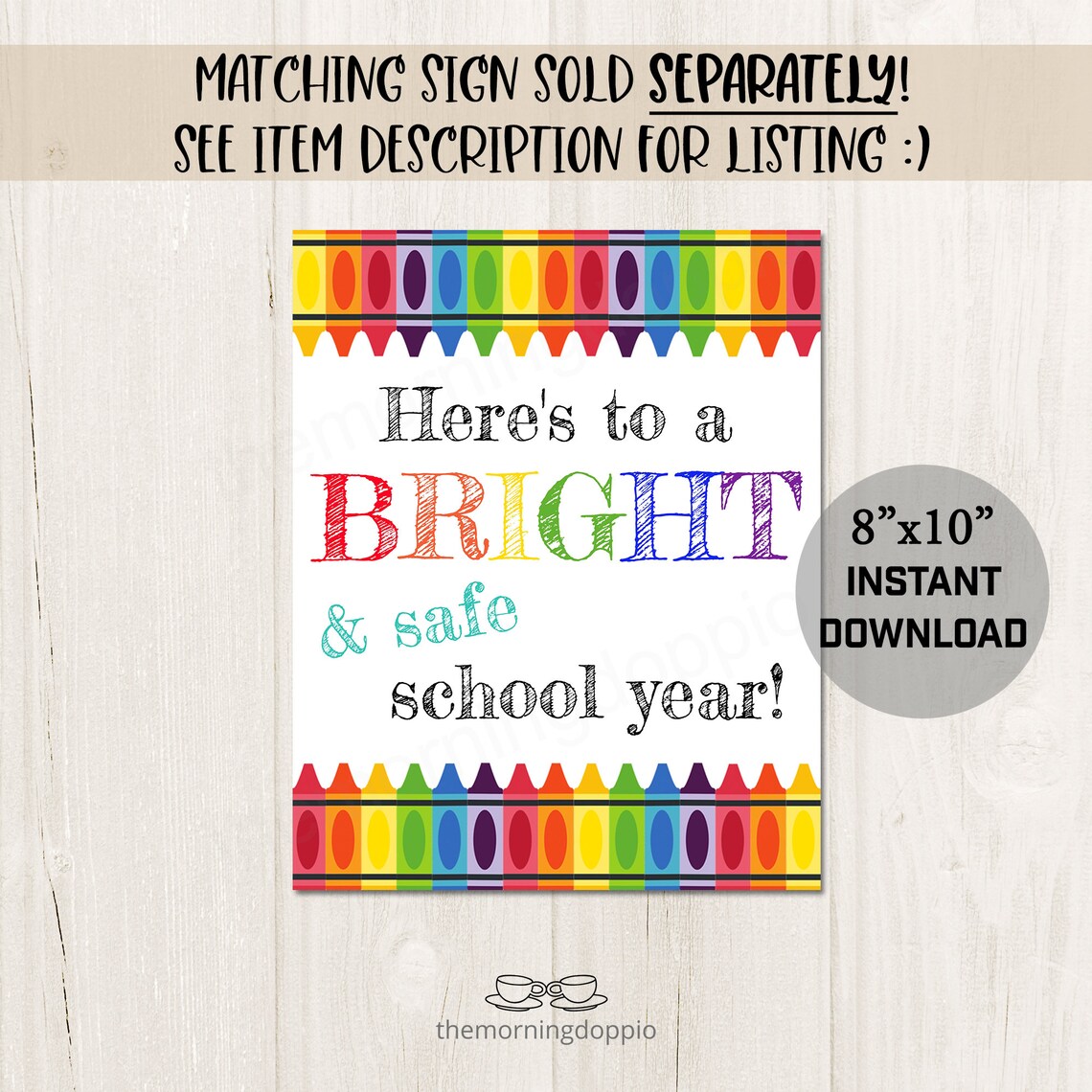 Printable/editable Here's to a Bright School Year Gift Tag - Etsy