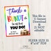Printable Thanks a Bundt-ch for All That You Do Sign PTA PTO Thank You ...