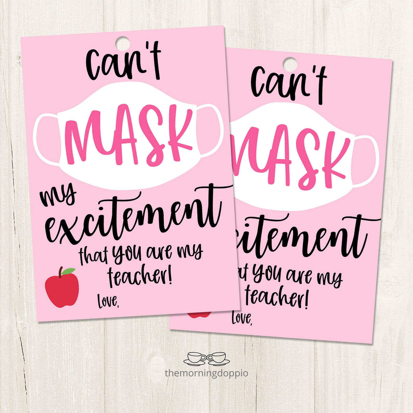 Printable Can't Mask My Excitement That You Are My Teacher, Back to ...