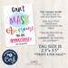 Printable/editable Can't Mask AWESOME You Are Appreciated Thank You ...