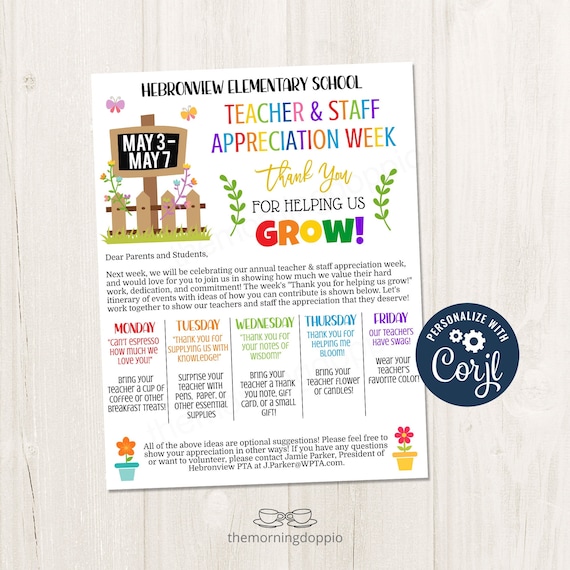 Printable/editable Floral Bloom Theme Parent Letter Teacher - Etsy