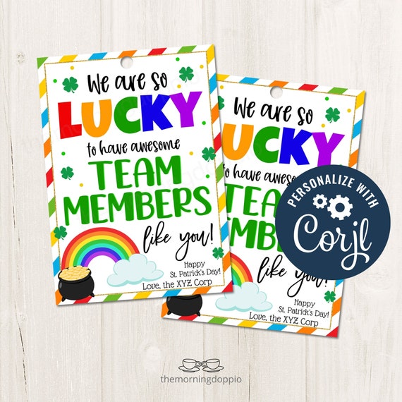 Printable/editable We Are so Lucky to Have Awesome Team | Etsy