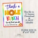 Printable Thanks a Hole Bunch Bagel Appreciation Sign, Thank You Sign ...