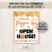 Printable/editable Thanks for Poppin by the Open House Real Estate ...
