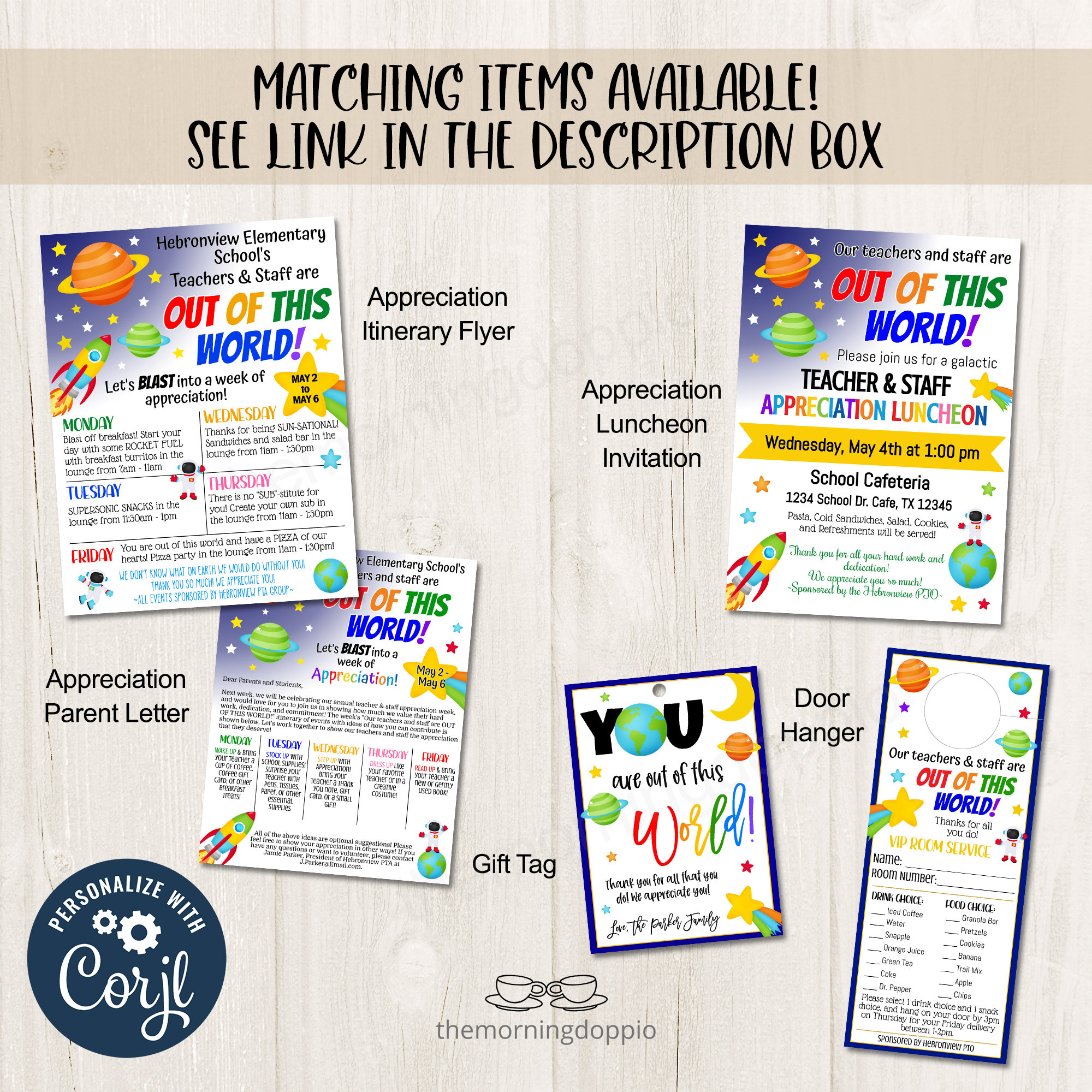 Printable/editable Outer Space Galactic Theme Teacher Staff - Etsy