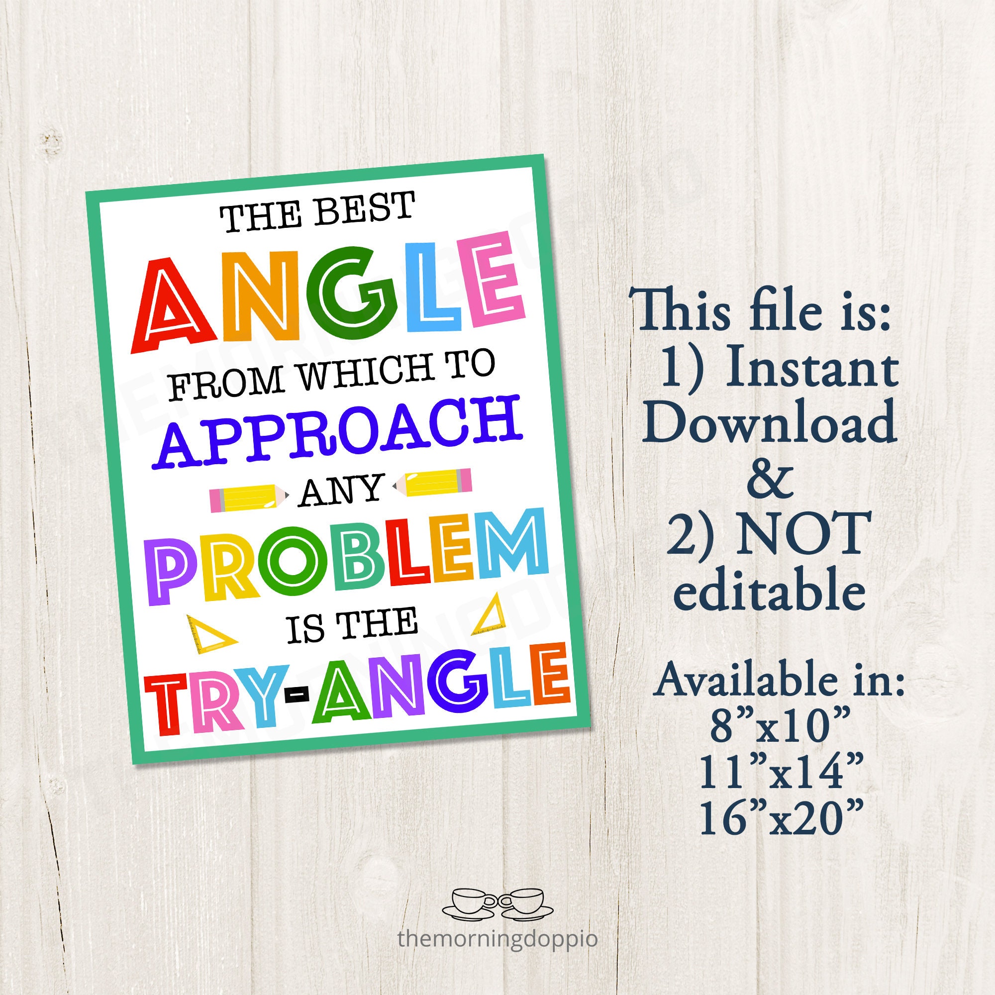 Printable Math Classroom Poster Decor Math Teacher Classroom - Etsy