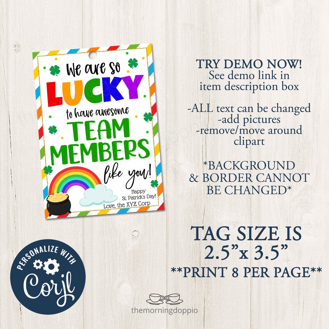 Printable/editable We Are so Lucky to Have Awesome Team - Etsy