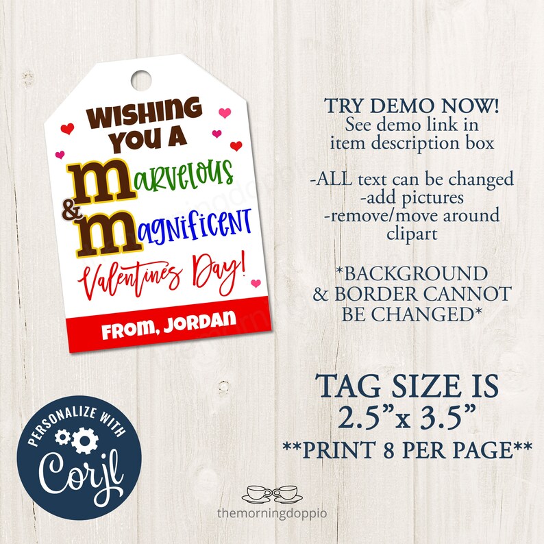 Printable/editable Wishing You a Magnificent and Marvelous Chocolate ...