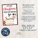 Printable/editable Christmas Treats for Someone so Sweet Gift Tag ...