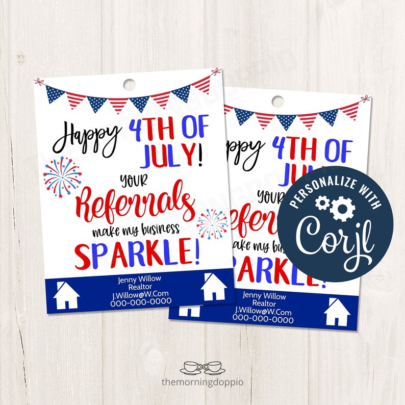 Printable/editable Happy Fourth of July Independence Day - Etsy