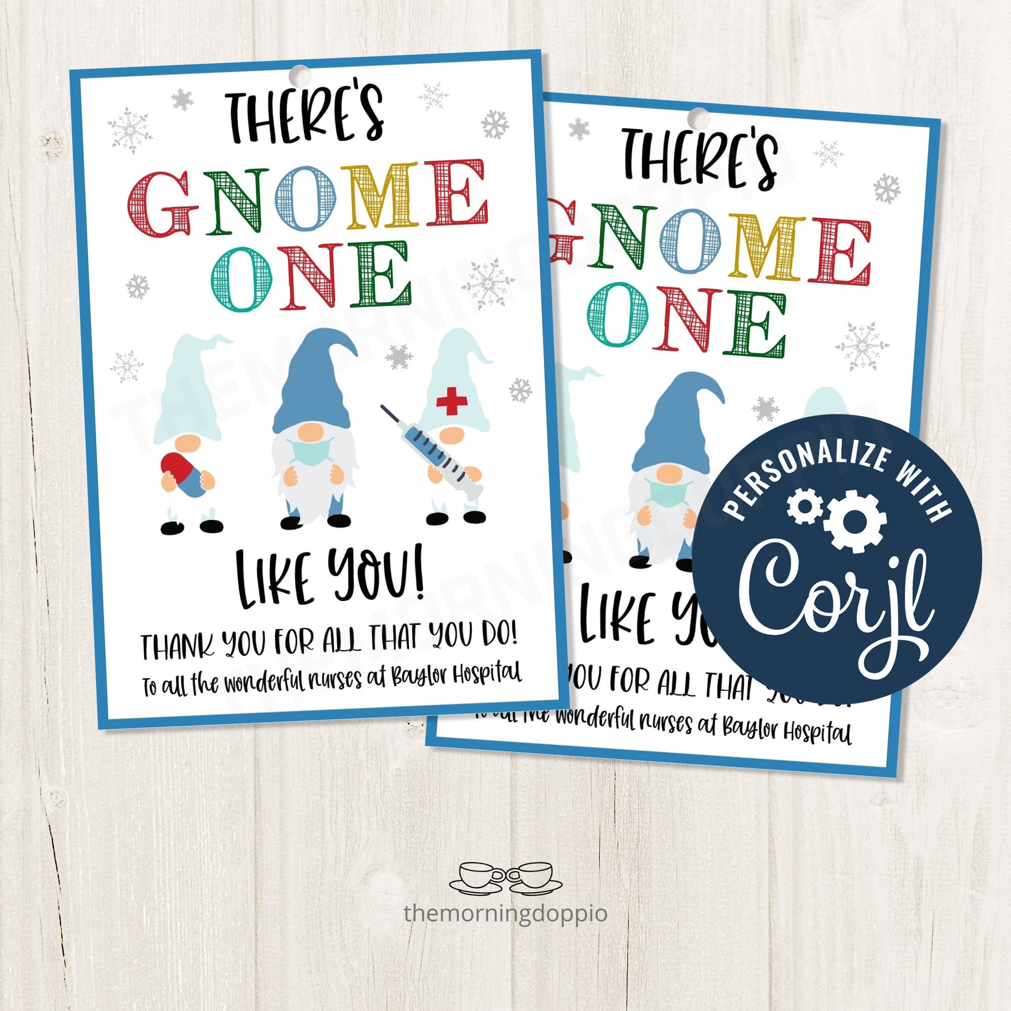 There's Gnome One Like You Gift Tag Christmas Gifts for - Etsy Australia