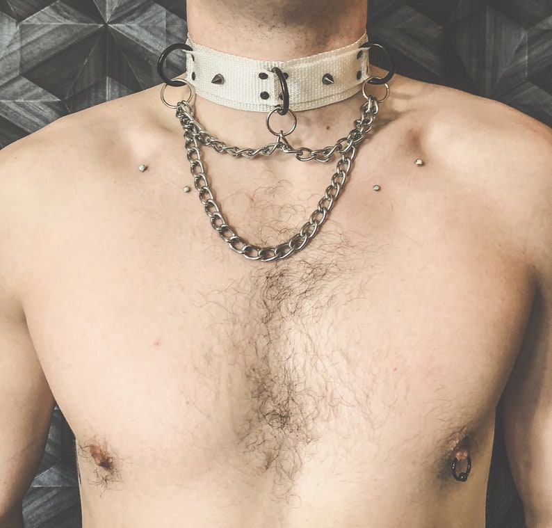 Chained Collar - Etsy
