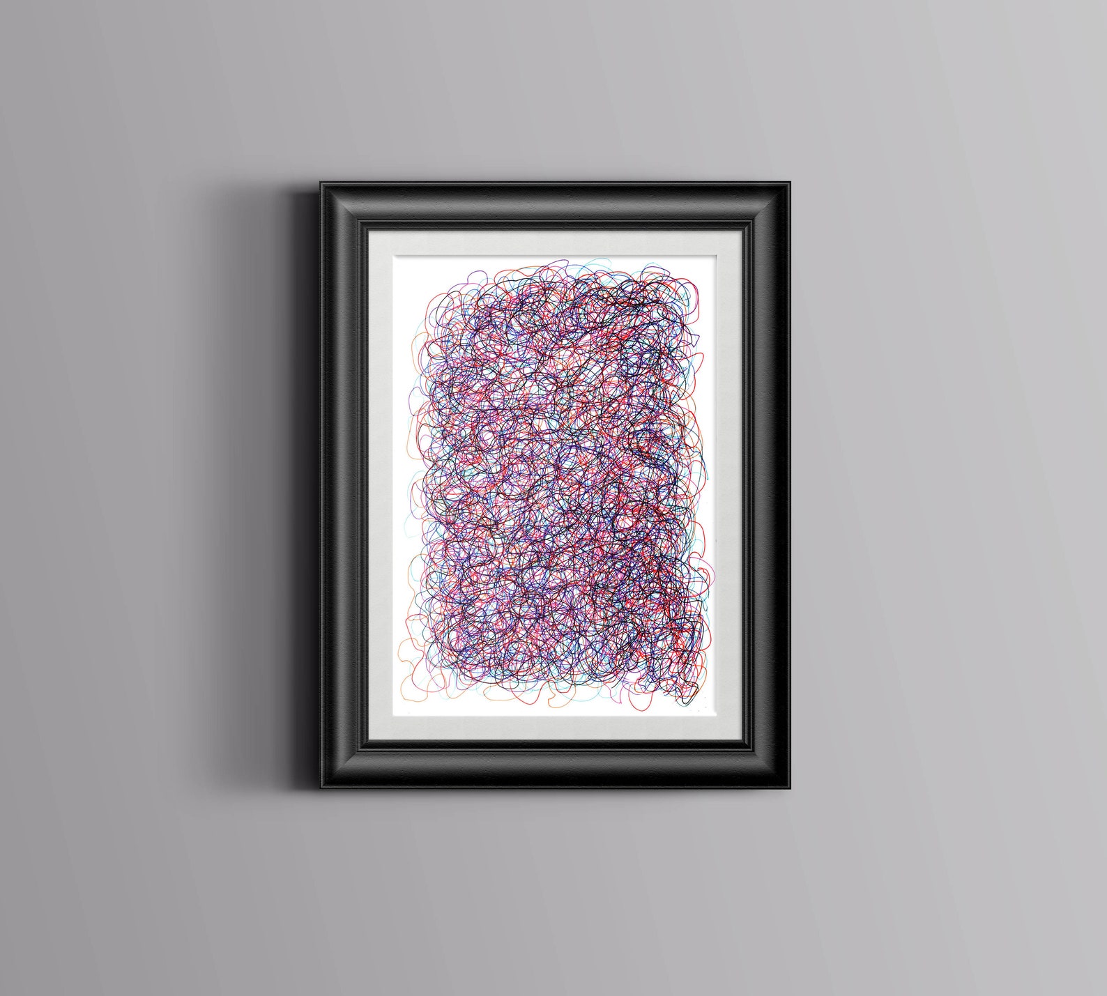 Abstract Art Print , Autism Awareness, Wall Art, Colour Print ...