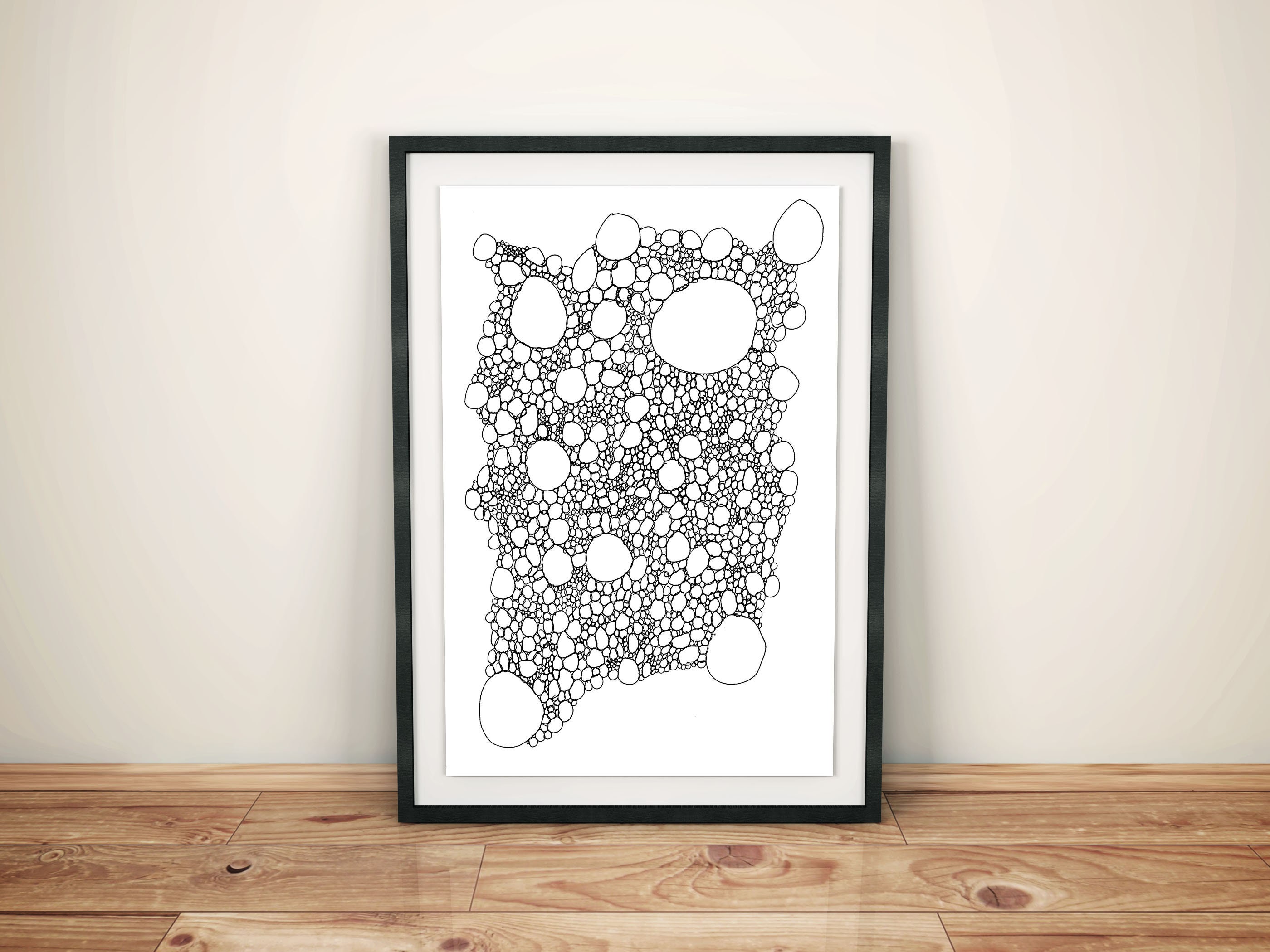 Bubble Pattern, Underwater Inspired, Autism Awarness, Abstract Pen ...