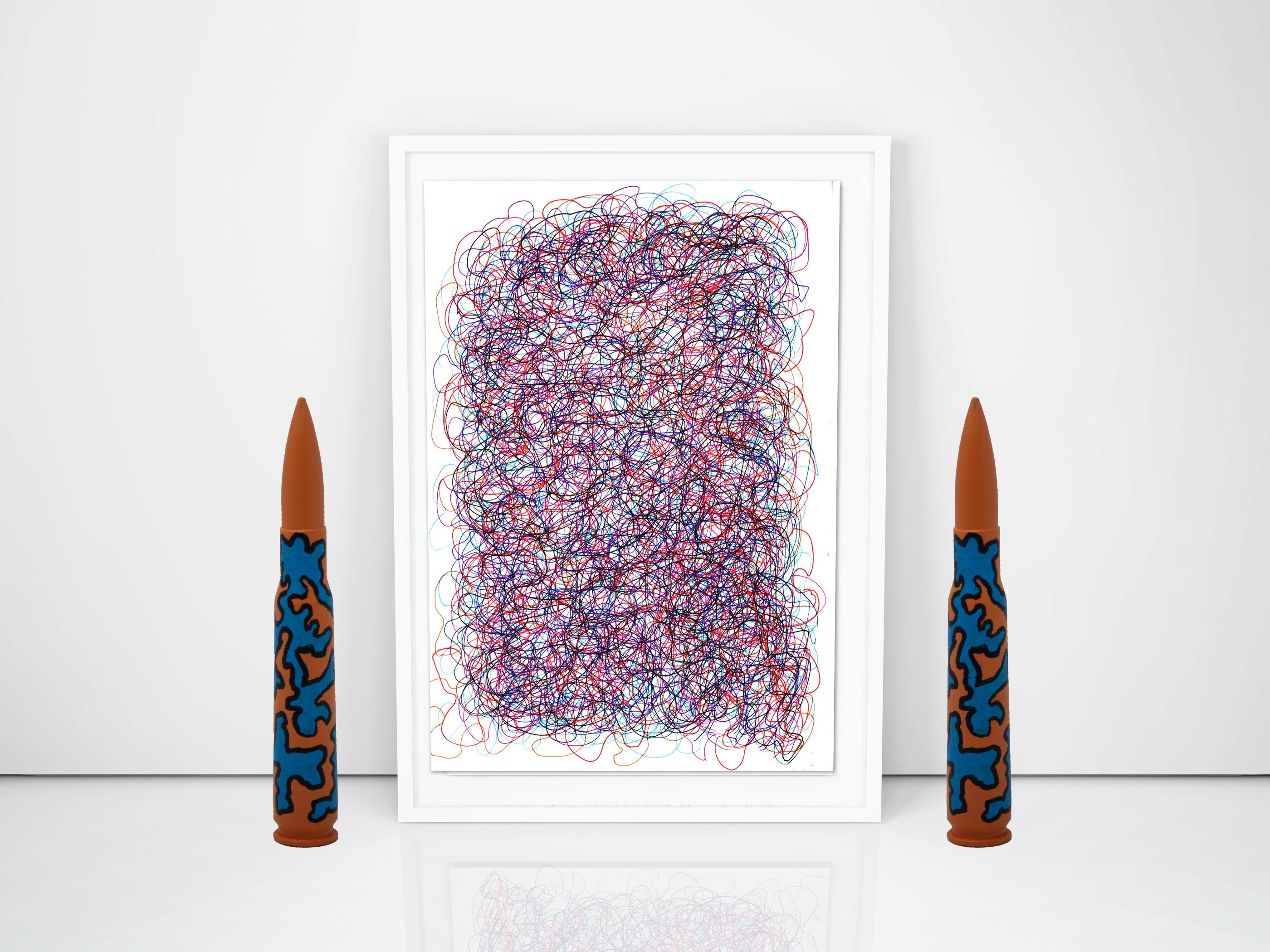 Abstract Art Print Autism Awareness Wall Art Colour Print - Etsy