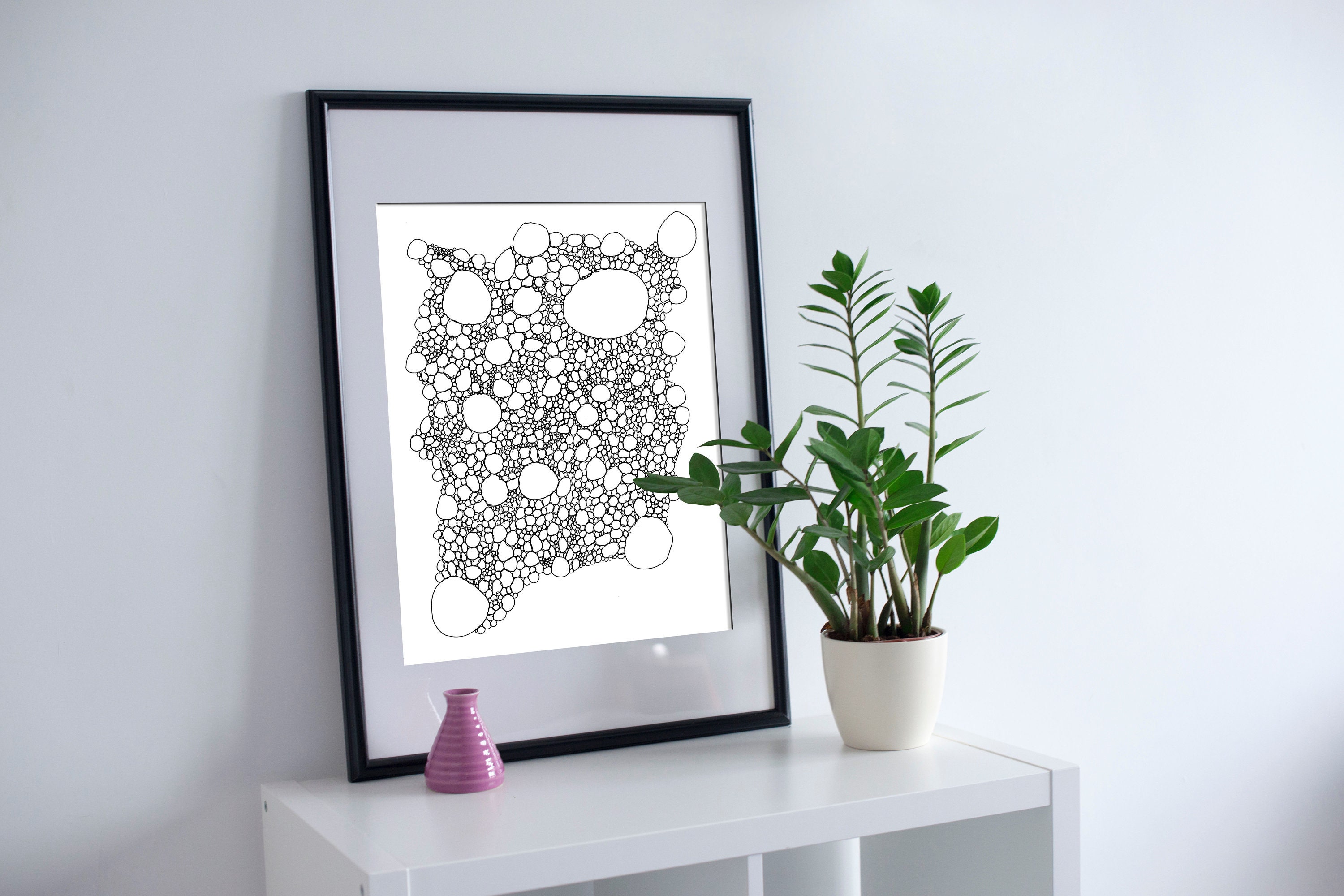 Bubble Pattern, Underwater Inspired, Autism Awarness, Abstract Pen ...