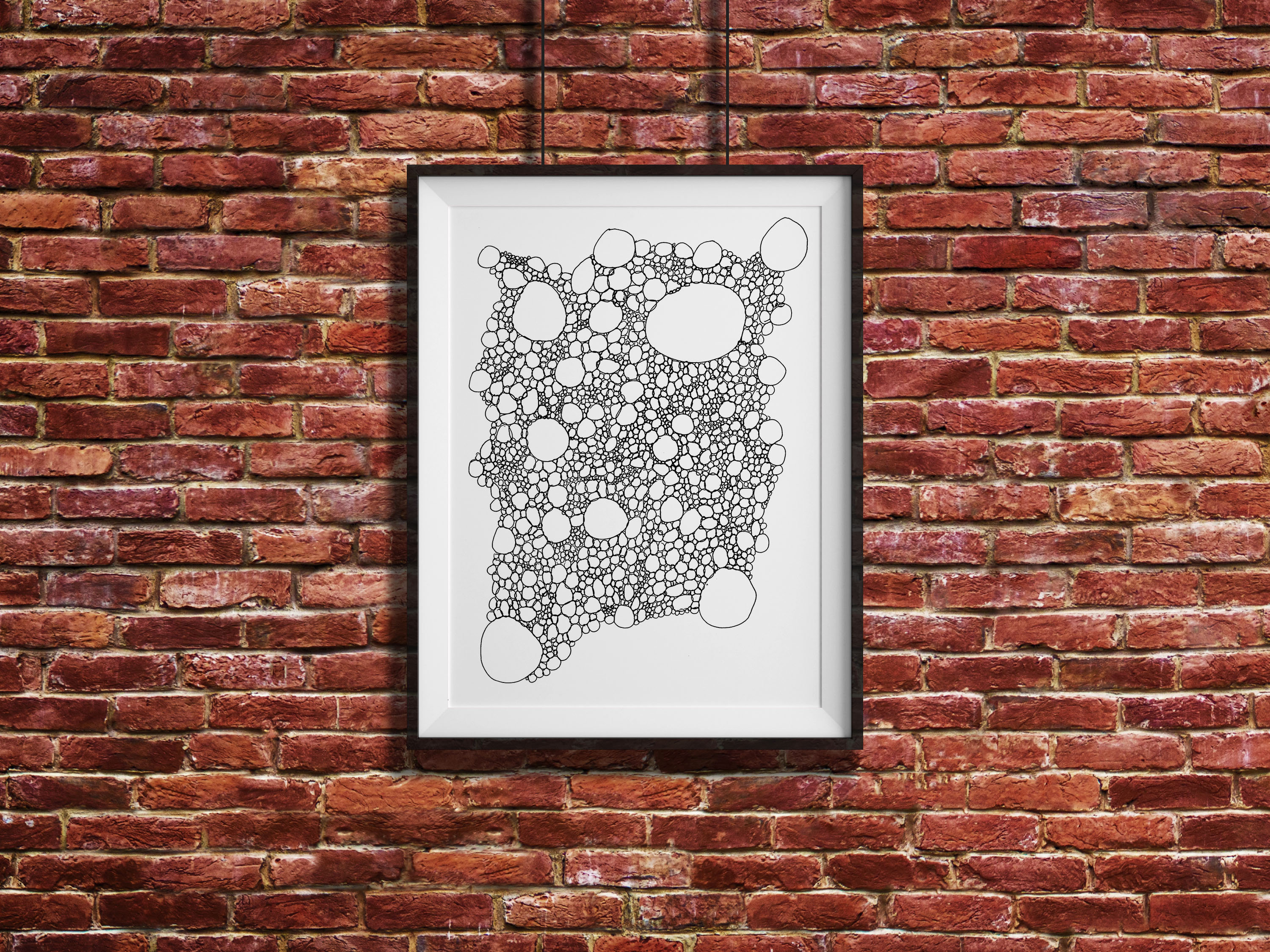 Bubble Pattern, Underwater Inspired, Autism Awarness, Abstract Pen ...