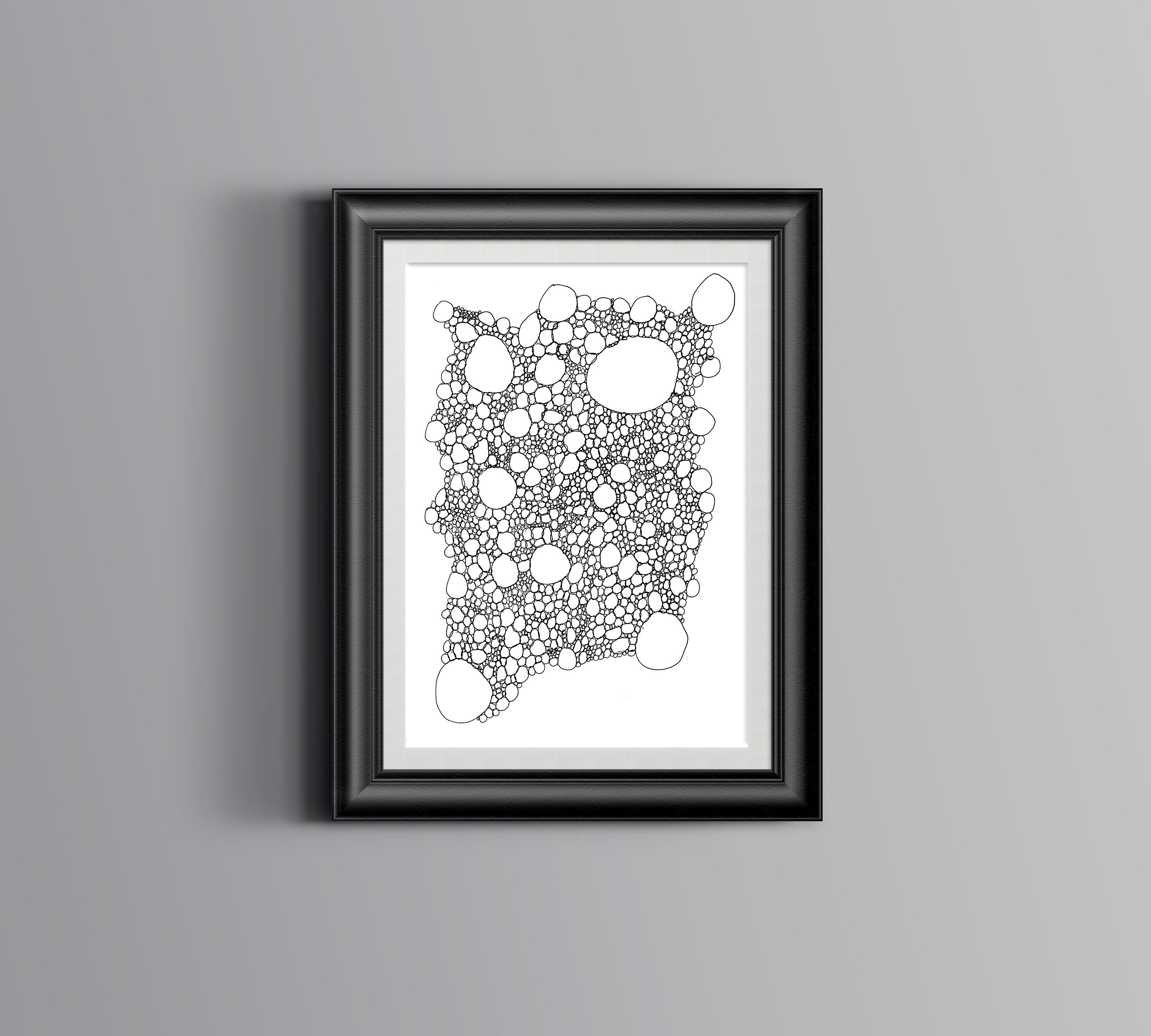 Bubble Pattern, Underwater Inspired, Autism Awarness, Abstract Pen ...