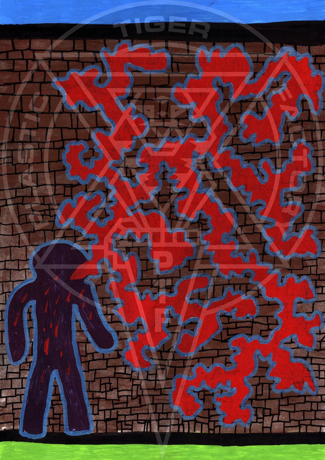 Award Winning Art Print, Autism Support, Detailed Abstract Art Print ...