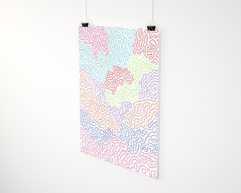 Abstract, Autism Awareness, Bright Colours, Calming Pattern, Wall ...