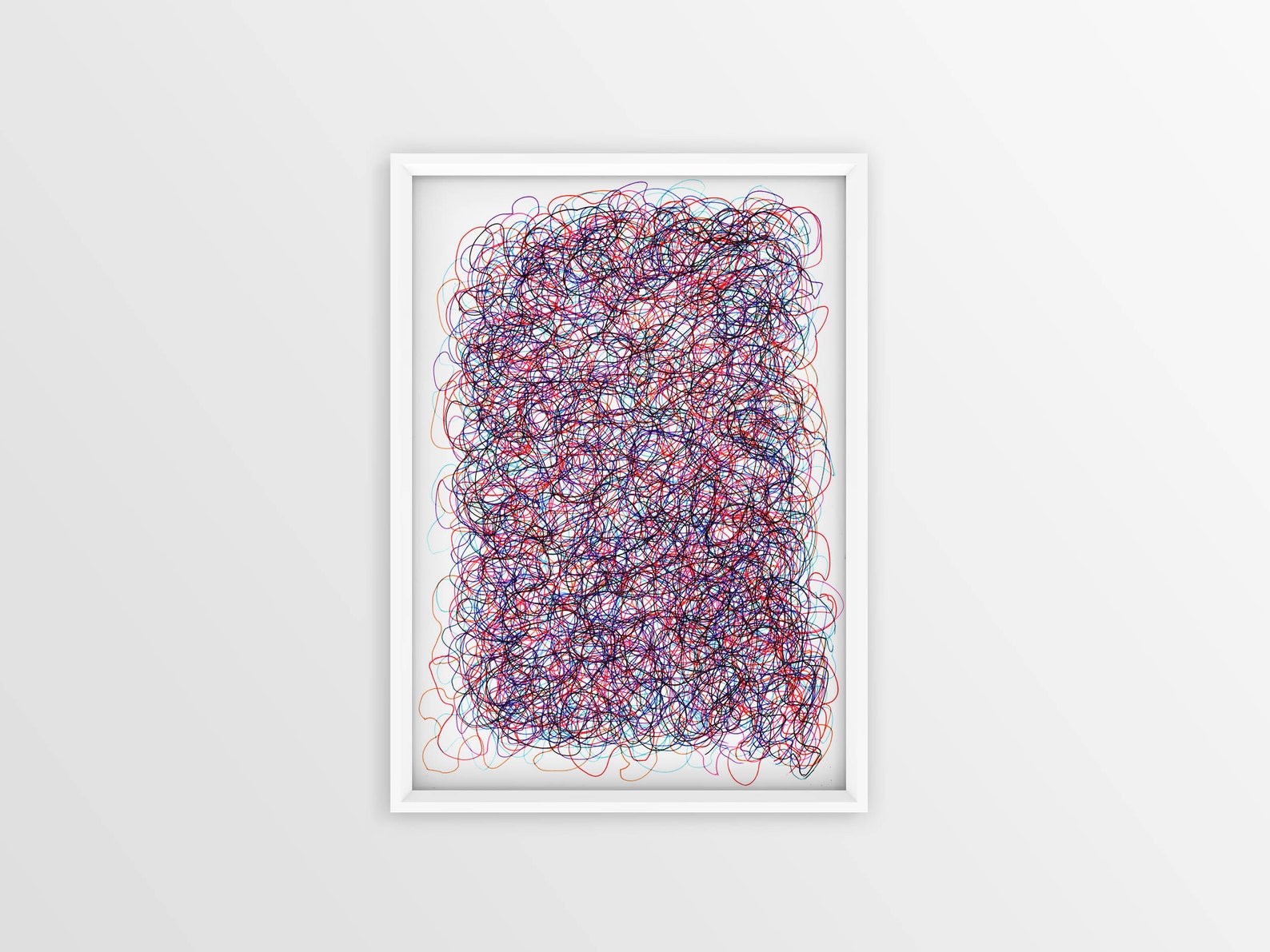 Abstract Art Print , Autism Awareness, Wall Art, Colour Print ...