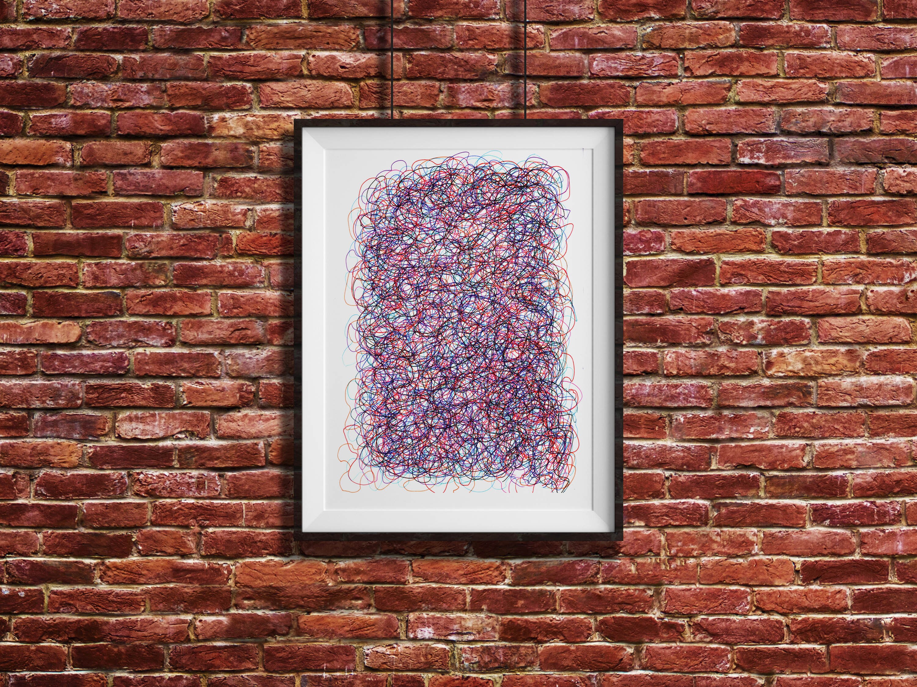 Abstract Art Print , Autism Awareness, Wall Art, Colour Print ...