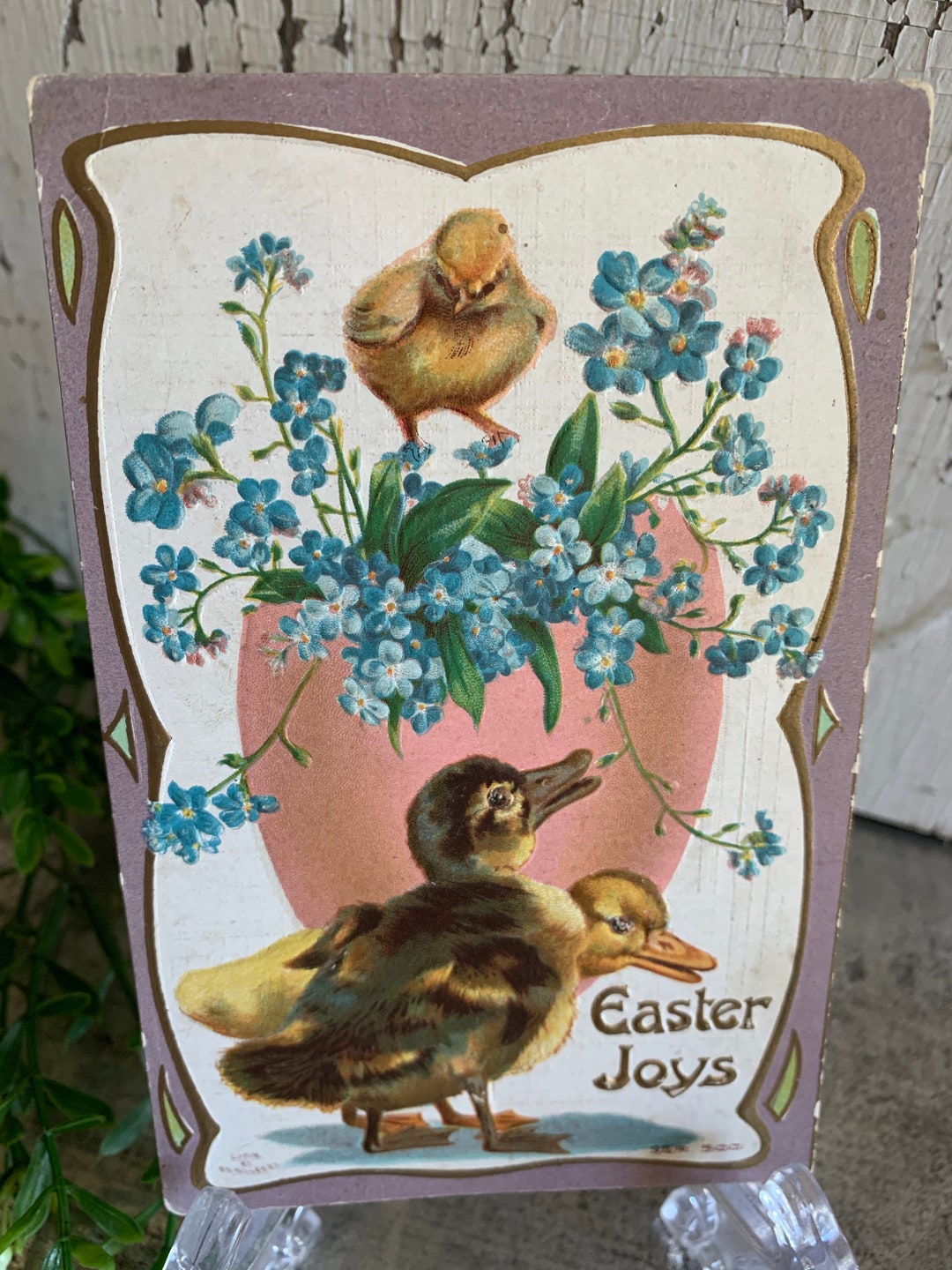 Vintage Easter Postcard Early 1900's - Etsy