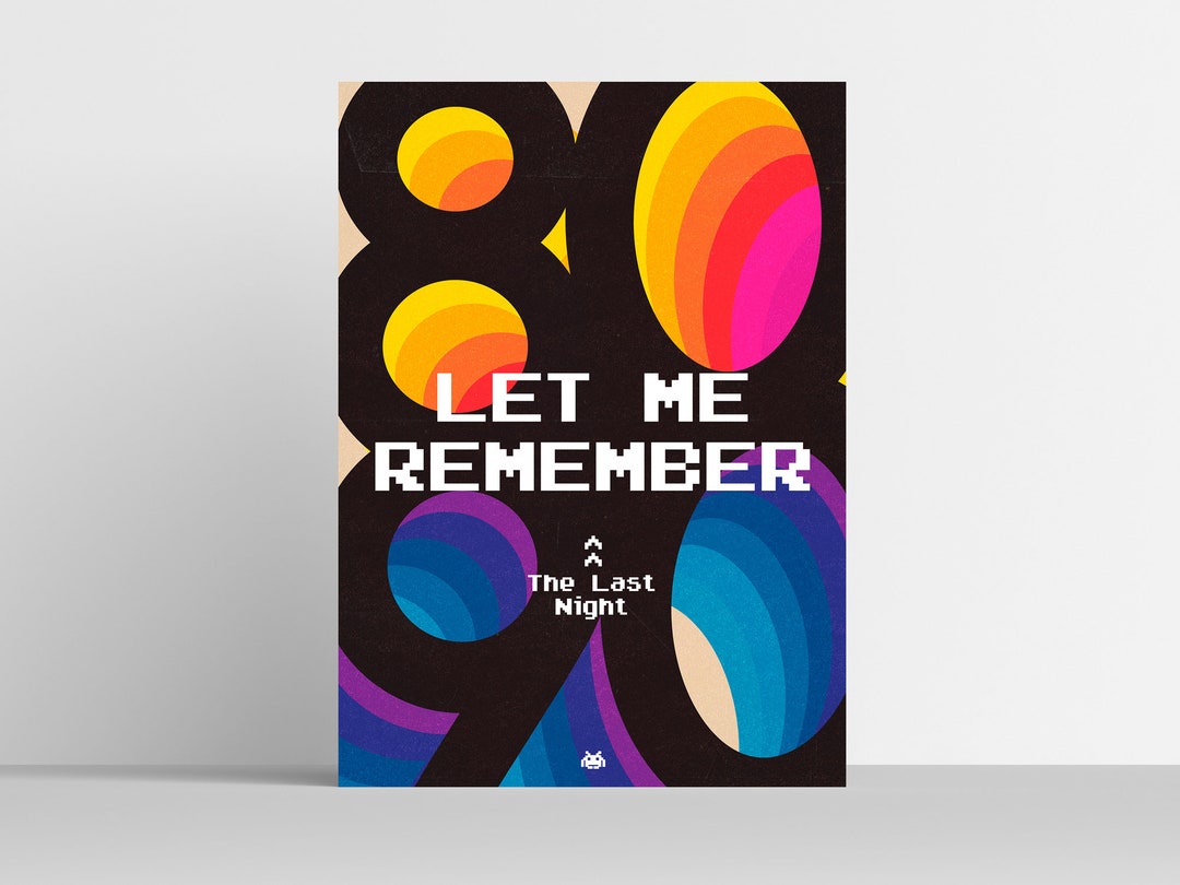 Poster for Printing and Wall Decoration. Poster for the Nostalgic LET ...