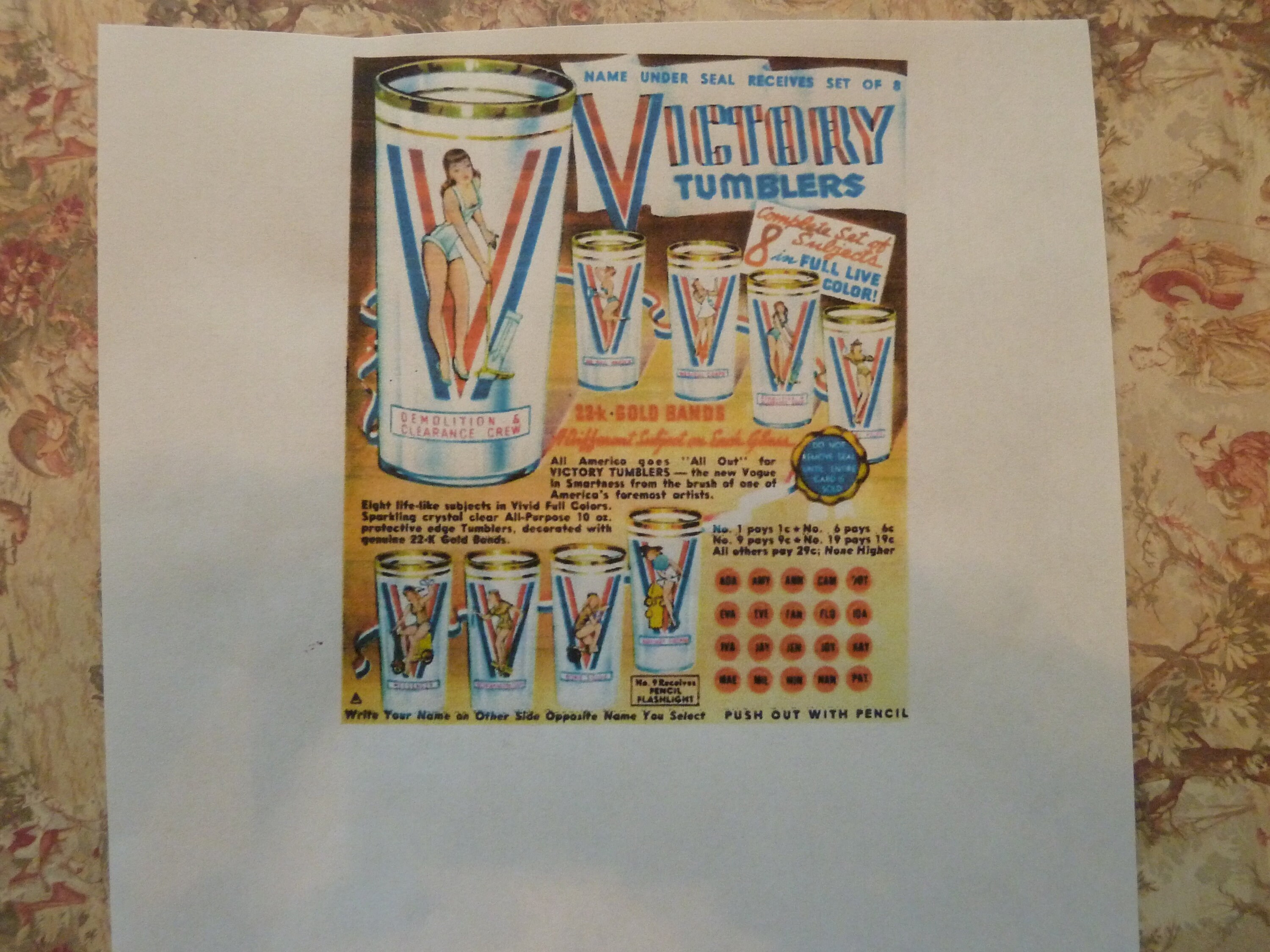 WW2 Victory Glass - Etsy
