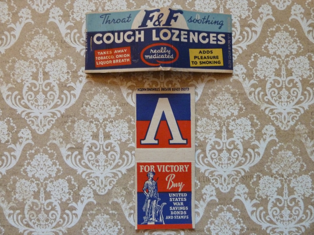 WW2 Matchbook Cover & Lozenges Matchbook - Etsy