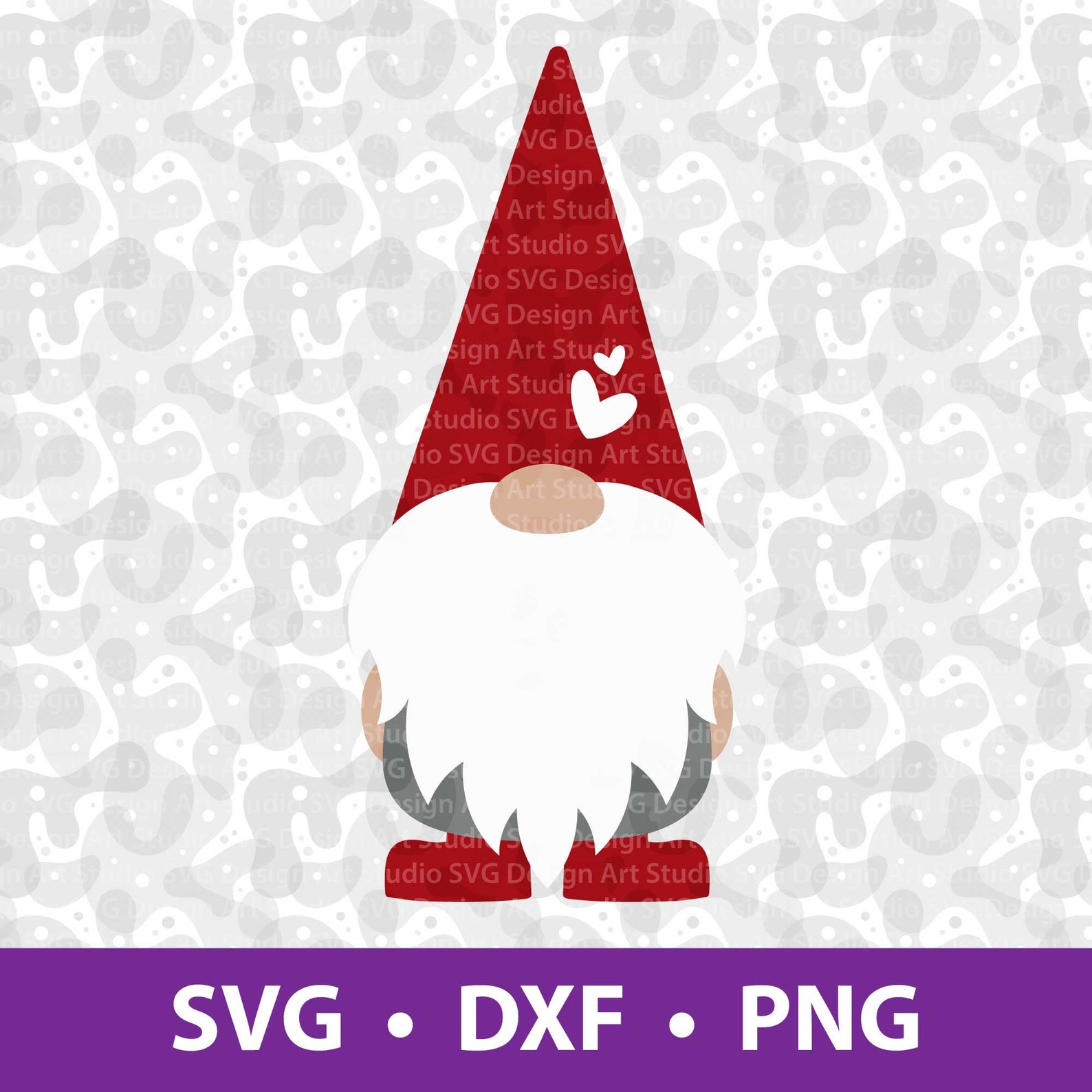 Gnome SVG Valentines Gnome SVG File for Cricut Layered and | Etsy