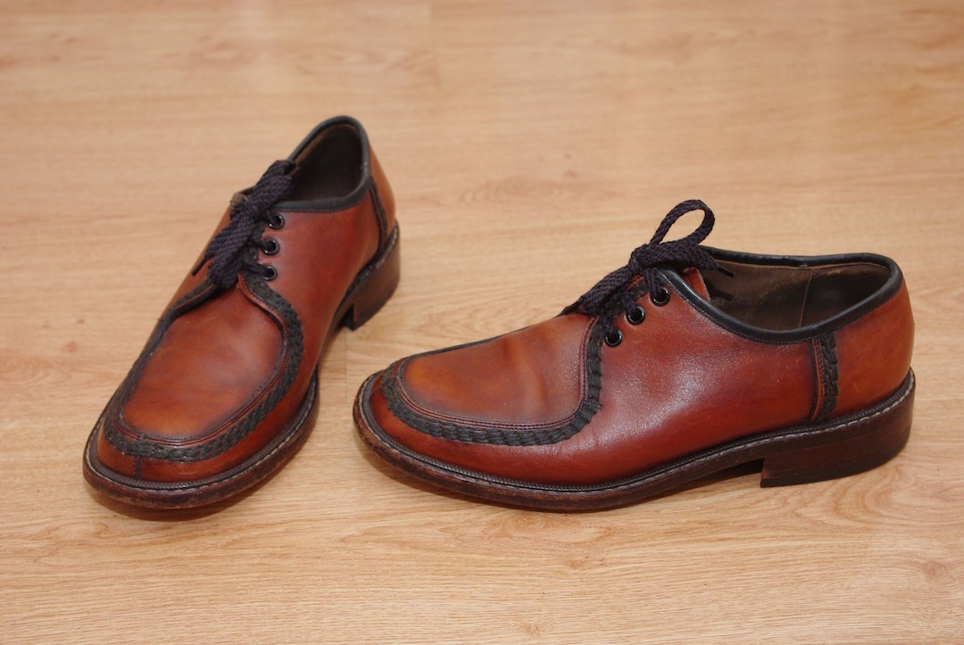 Vintage Avang Leather Hand Made Shoes From the 70s Vintage - Etsy