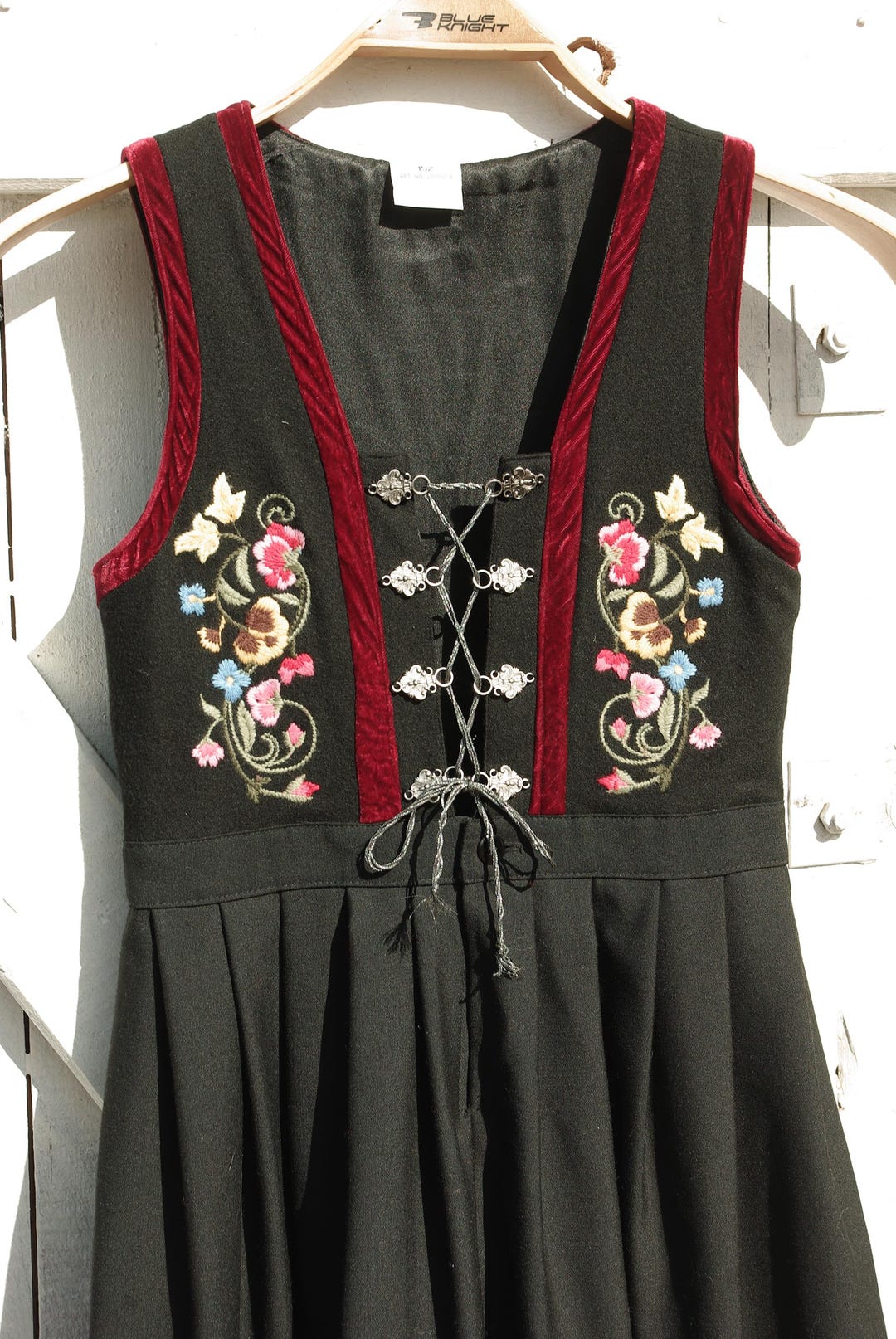 152 SIZE /bunad Norwegian Folk Dress Wool Folk Wool Dress Scandinavan ...