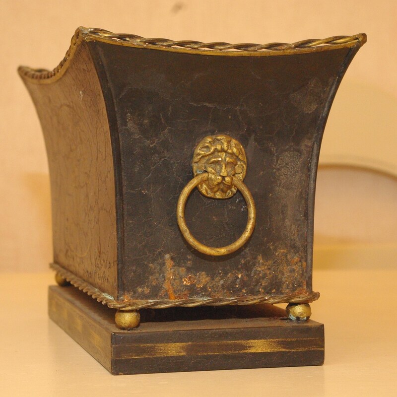 Tole Cachepot - Etsy