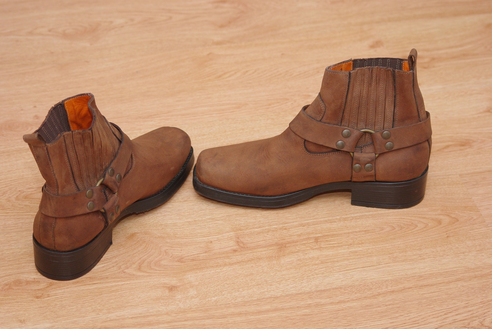 Montrex boots size EU46 leather boots Vintage Cowboy | Etsy