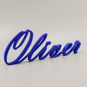 Oliver Custom Name Personalised Desk Sign Custom Name Plate - Etsy