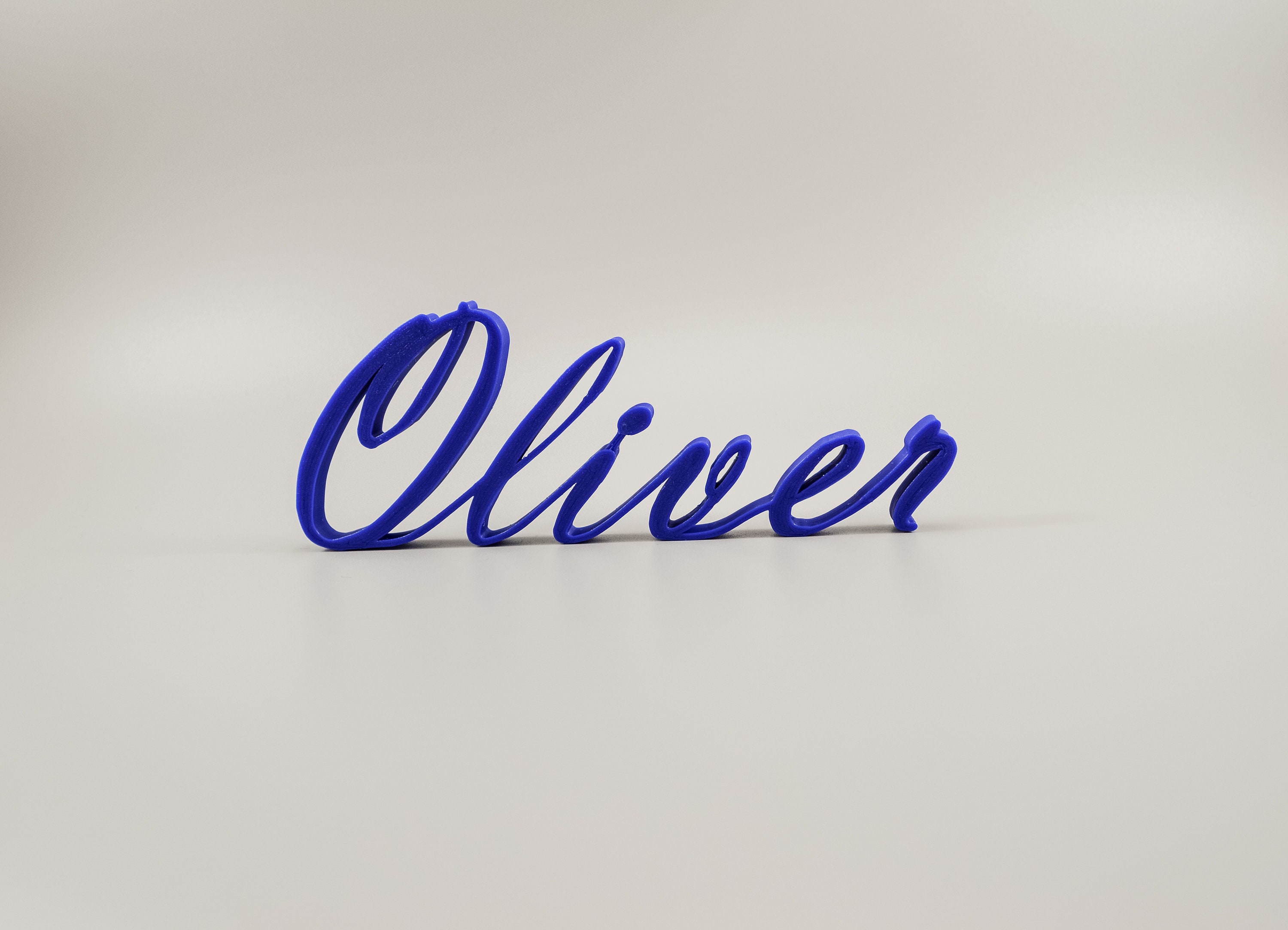 Oliver Custom Name Personalised Desk Sign Custom Name Plate | Etsy