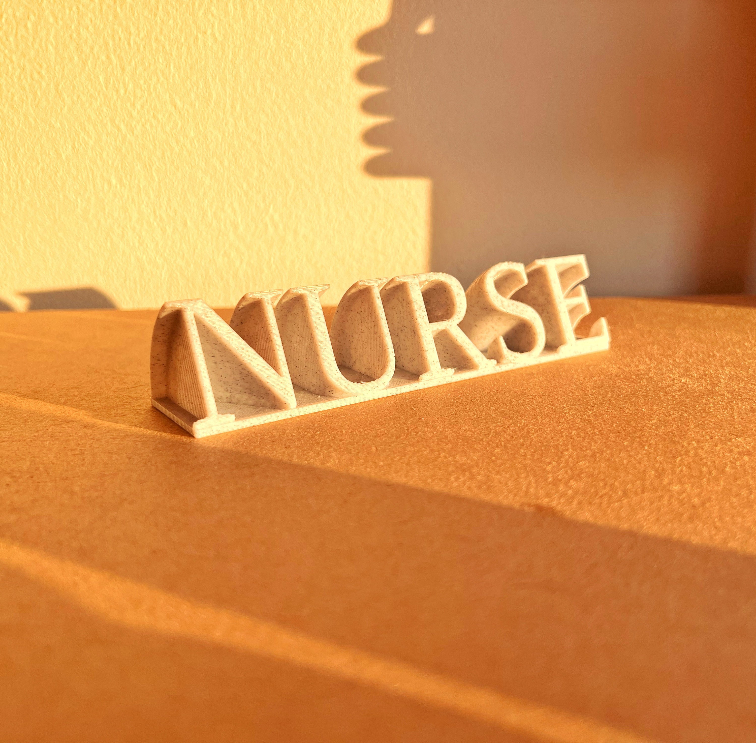 Nurse 3D Sign, Nurse Name Plate, Nurse 3D Text, Nurse Graduation Gift ...