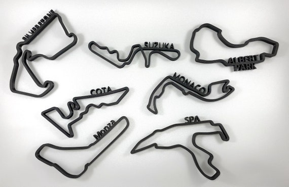 Formula 1 GP Track Formula 1 Wall Art Race Car Birthday | Etsy