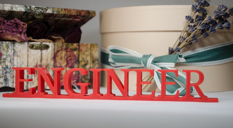 Engineer Pen Holder Engineer Gift Office Gift Desk Sign 3D - Etsy