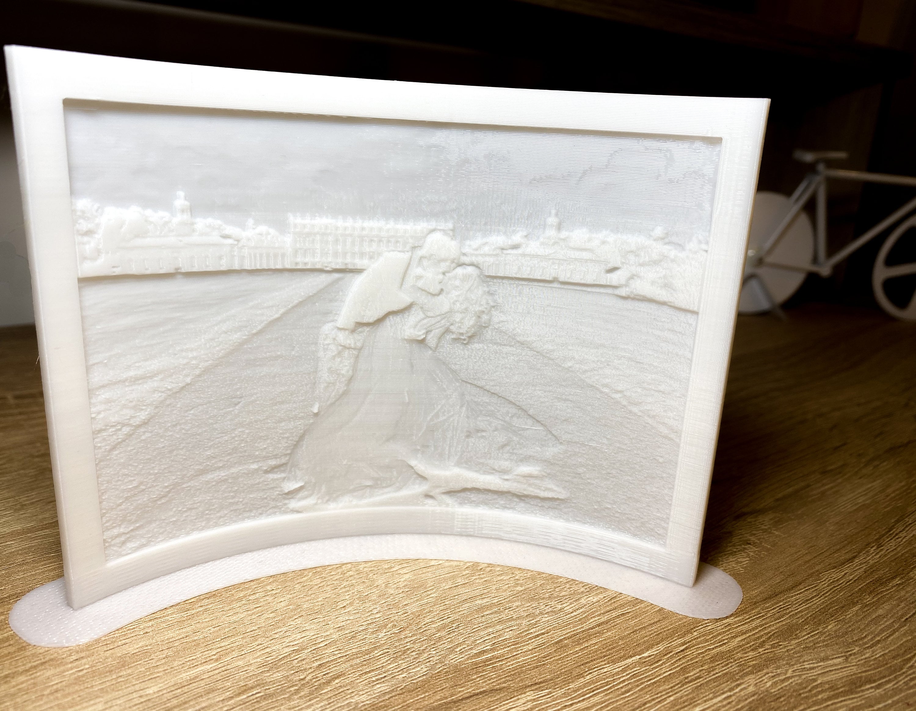 3D Photo Lithophane Personalised 3d printed Photo Wedding | Etsy