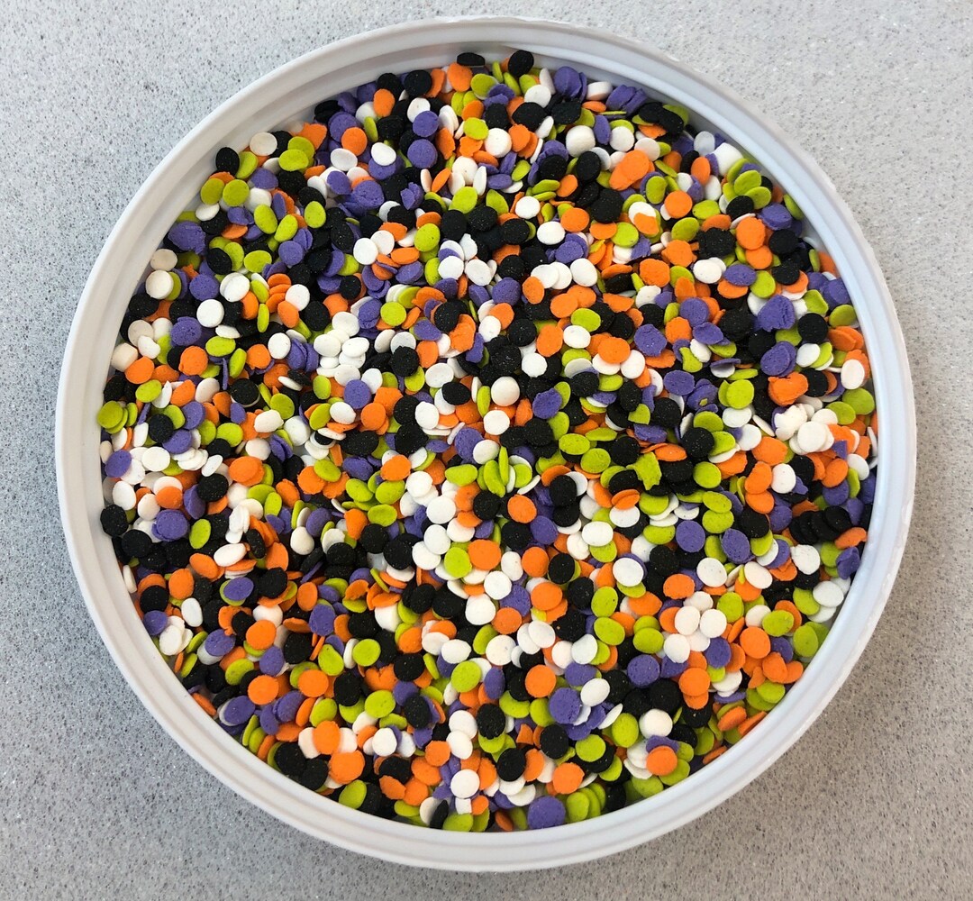 Trick or Treat Quins Edible Confetti Sprinkles You Pick the Size ...