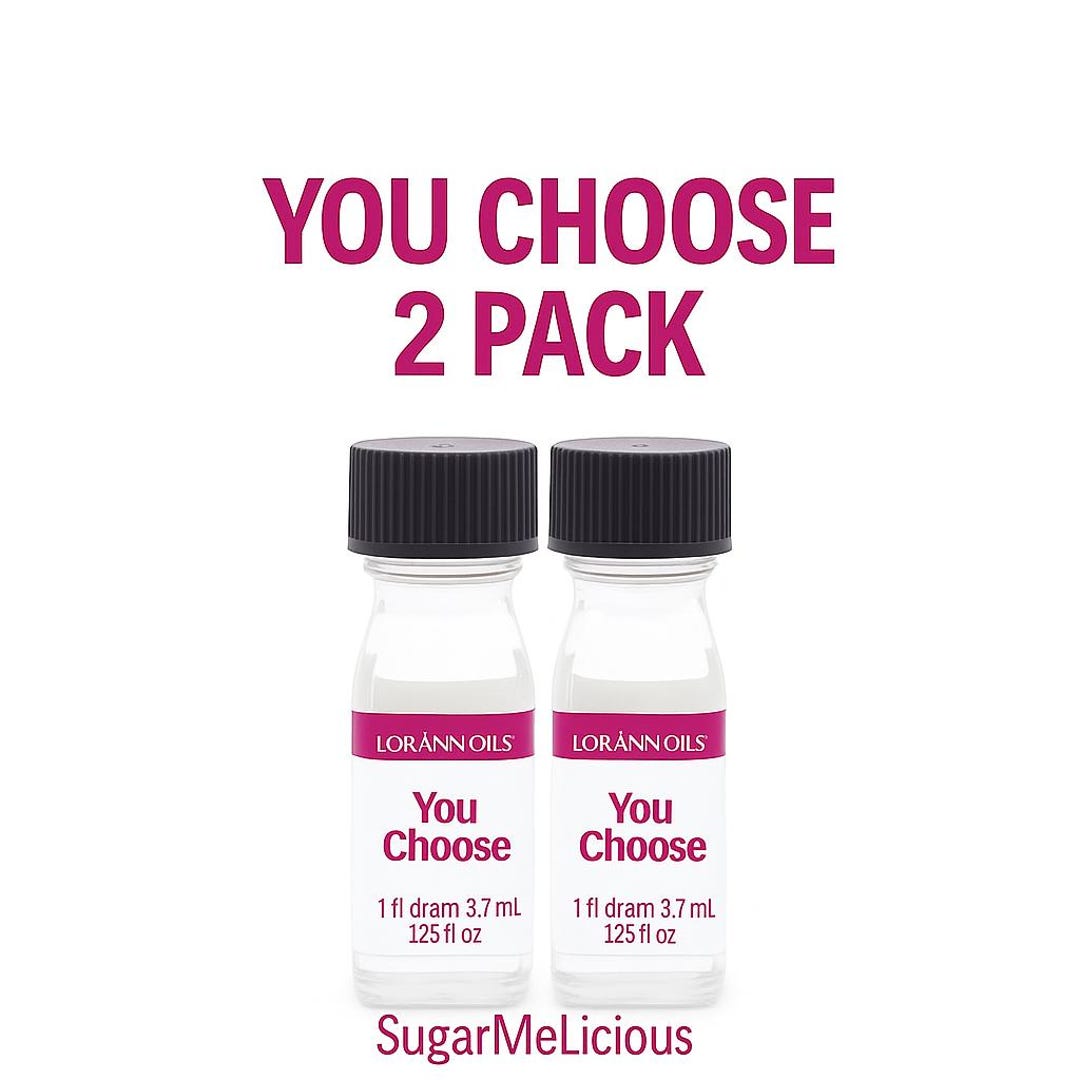 Lorann Hard Candy Flavoring Oil Super Strength Extract- 2 Count- You ...