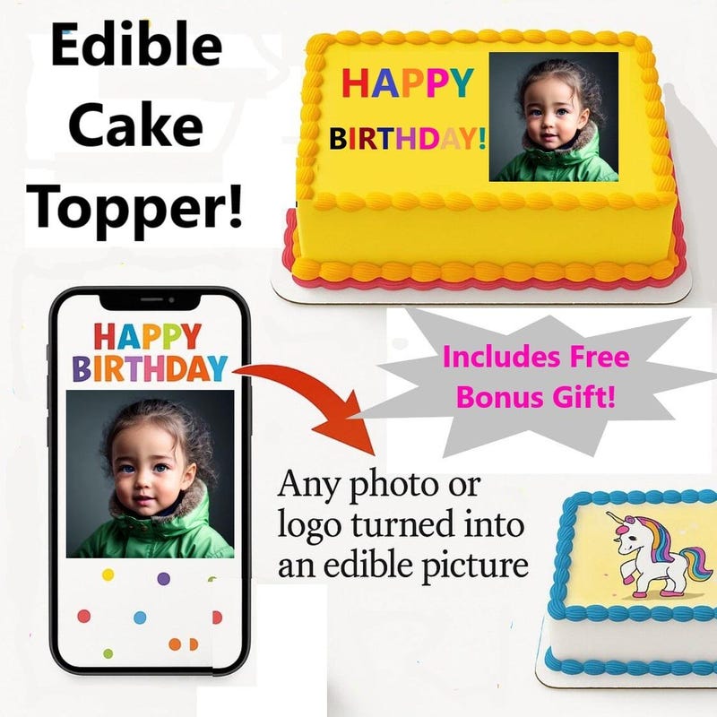 Edible Images - Etsy