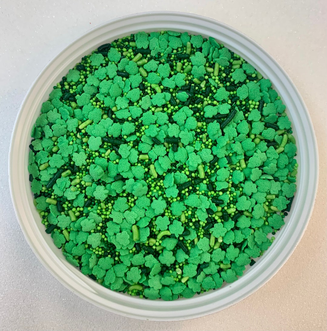 Pot O’ Shamrock Mix Edible Confetti Sprinkles You Pick the Size St ...