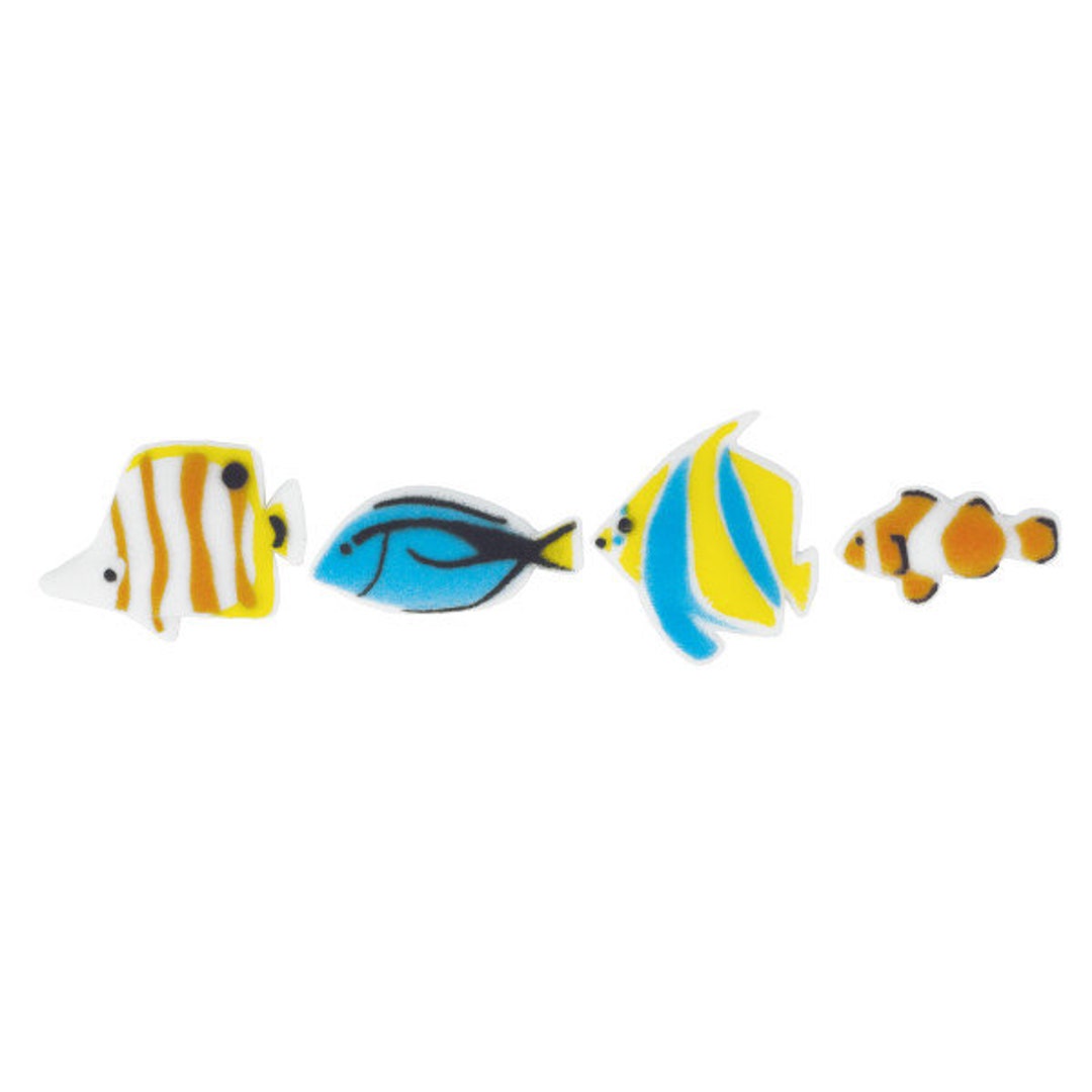 Edible Reef Fish Assortment Sugar Decorations Toppers Cupcakes - Etsy.de